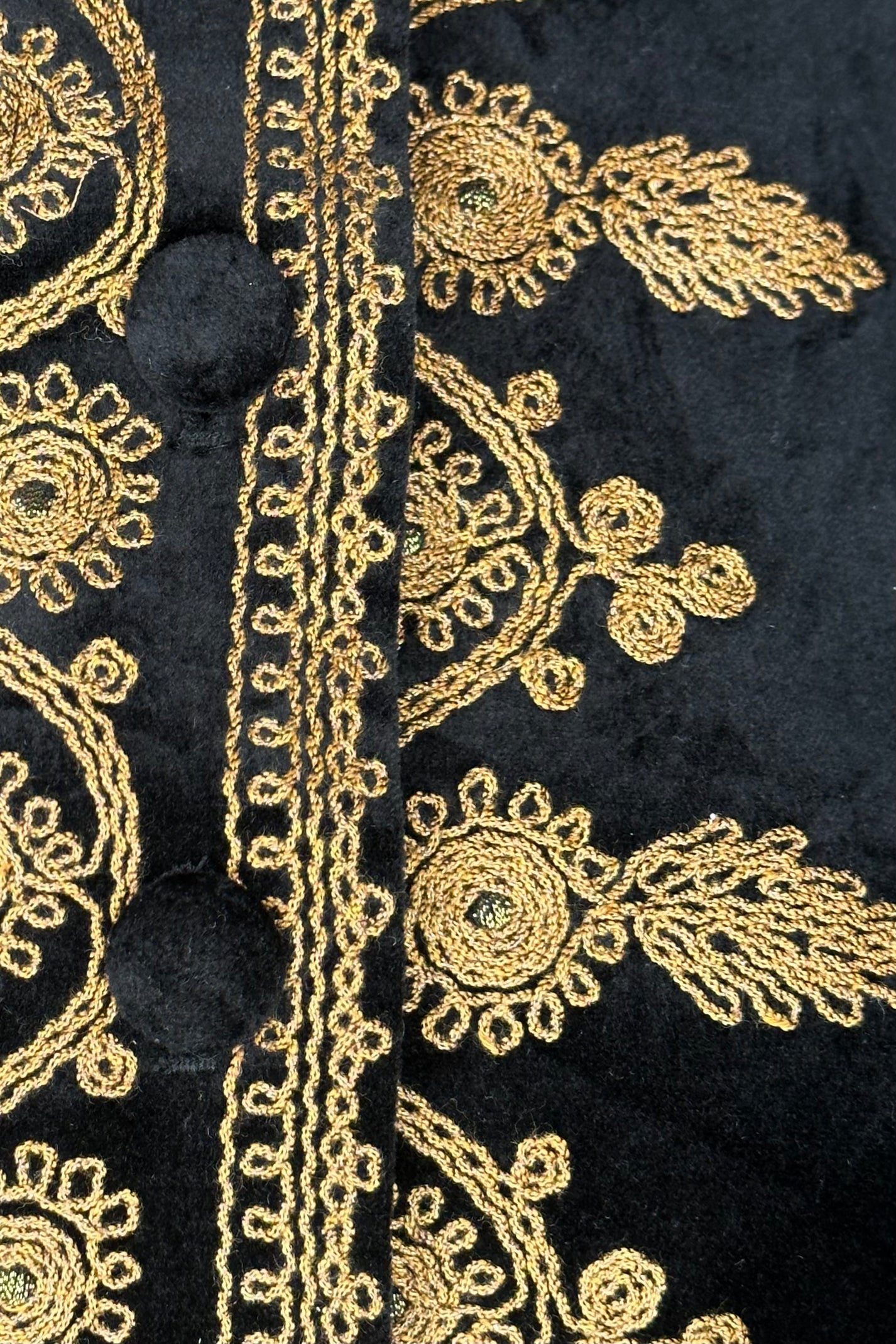 Palestinian Embroidered Velvet Jacket – The Quaintrelle